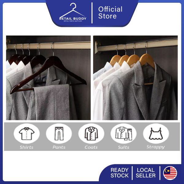 Grade C Wood Hanger - Retail Buddy